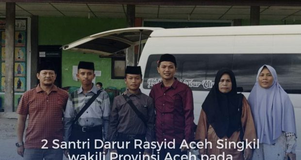 Dua Santri Pondok Pesantren Darur Rasyid Silatong Wakili Provinsi Aceh ...